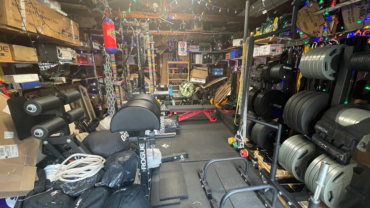 Home Garage Gym Walk Tour Summer 2024 Outdoor Indoor Setup Essential ...