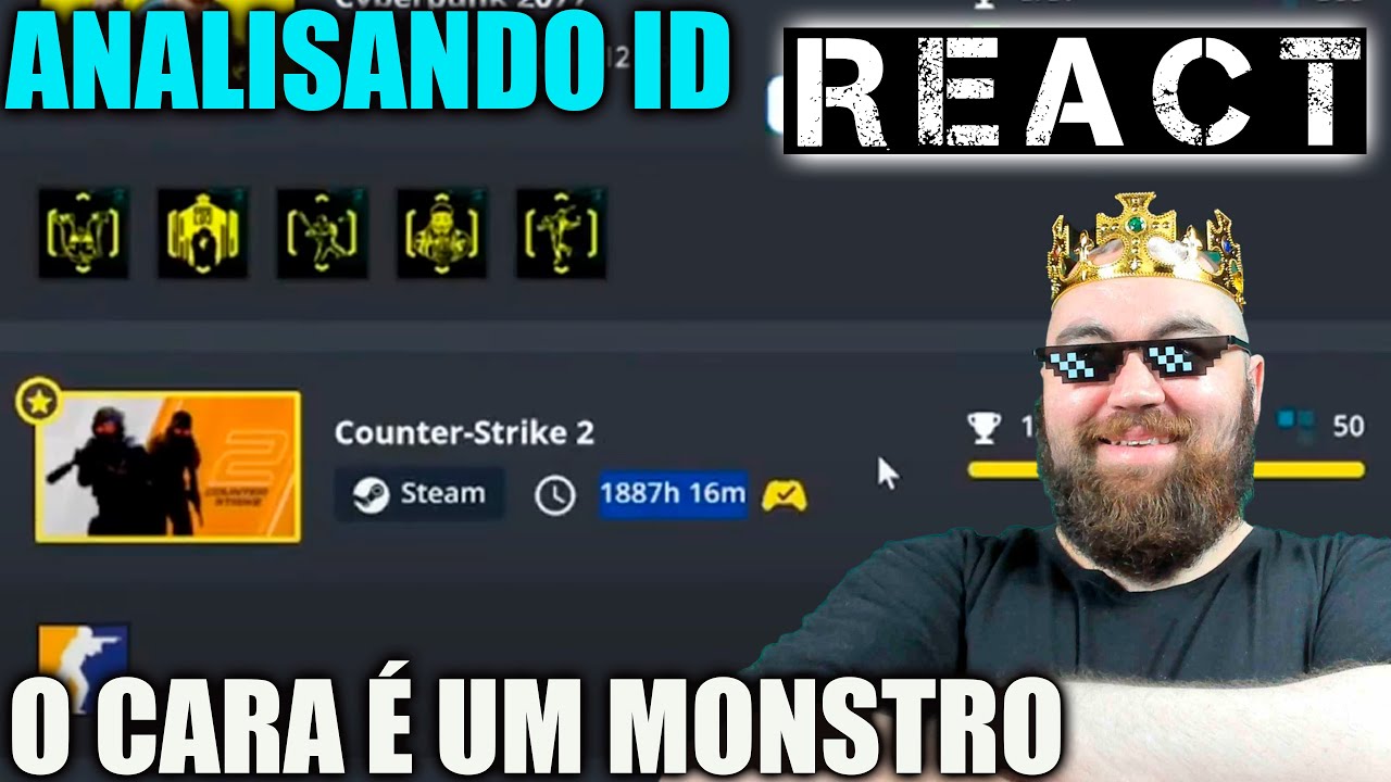 REACT ANALISANDO A ID DO VITOR - YouTube