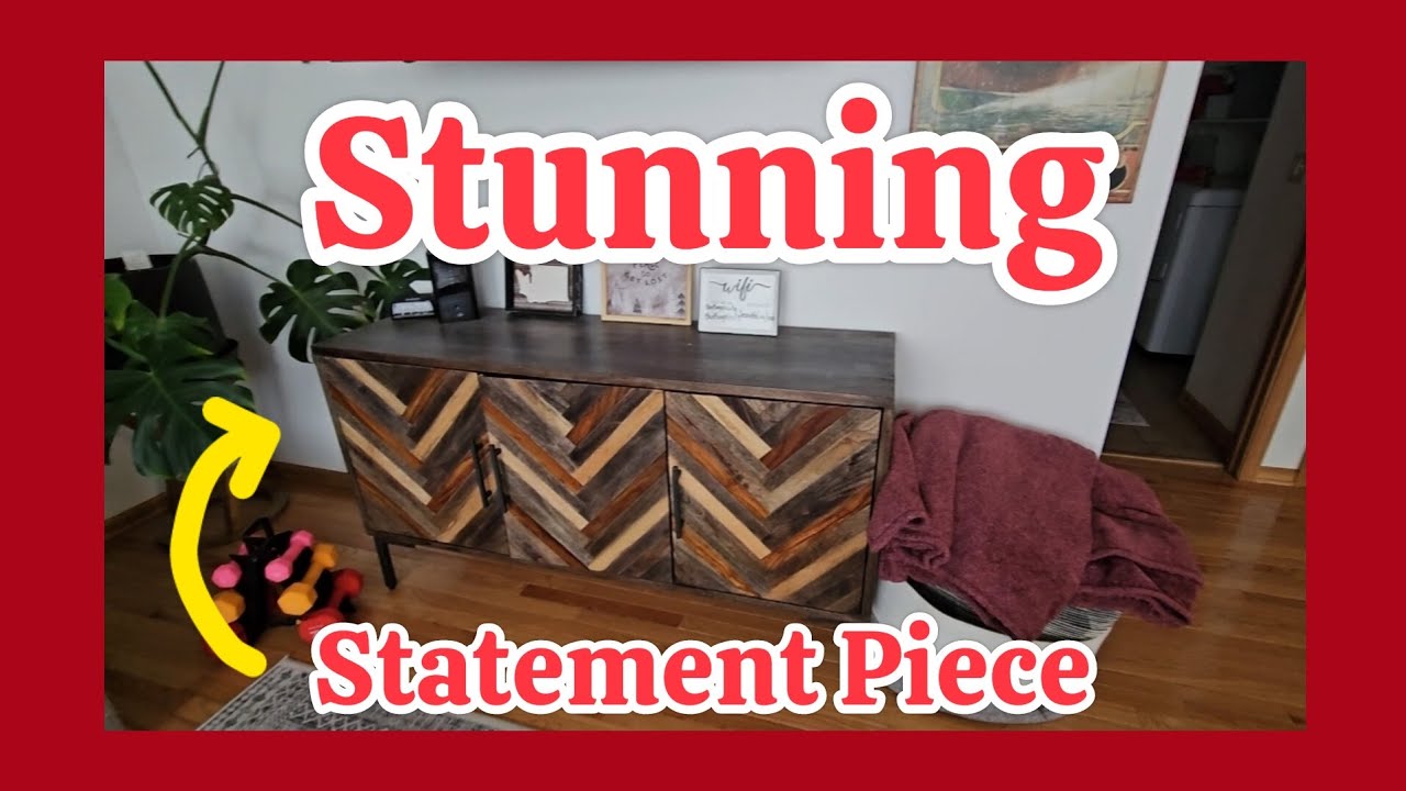 Stunning Statement Piece TV Stand Armoire Real Review - YouTube