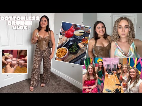 BOTTOMLESS BRUNCH/NIGHT OUT VLOG & GRWM  | Chloe Ellis