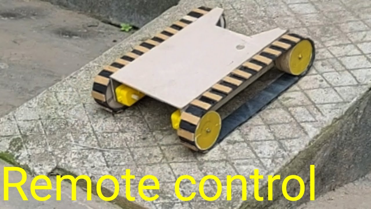 How to make excavator from remote control cardboard | part 01 - YouTube
