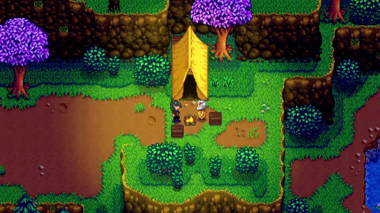 Stardew Valley: Linus 4 Heart Event..... Or is it - YouTube