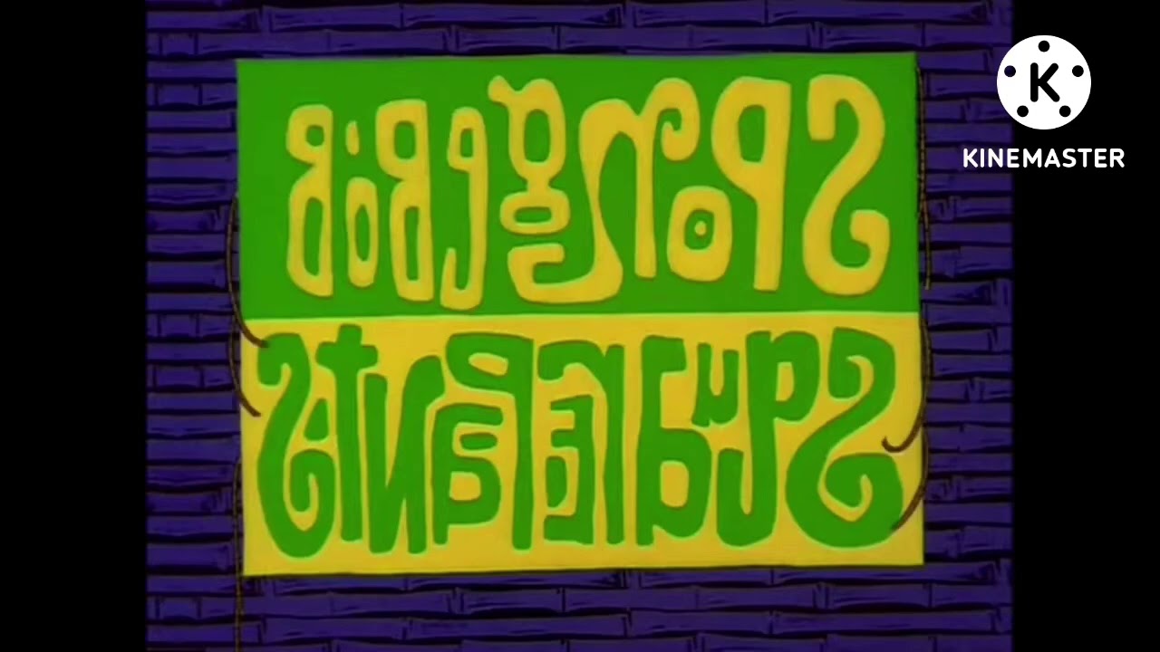 SpongeBob SquarePants intro Reversed - YouTube