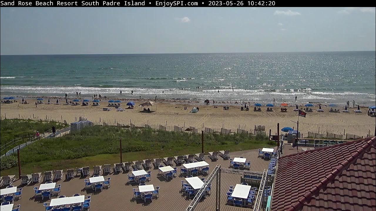 South Padre Island Live North Beach Webcam At La Quinta Inn And Suites Youtube