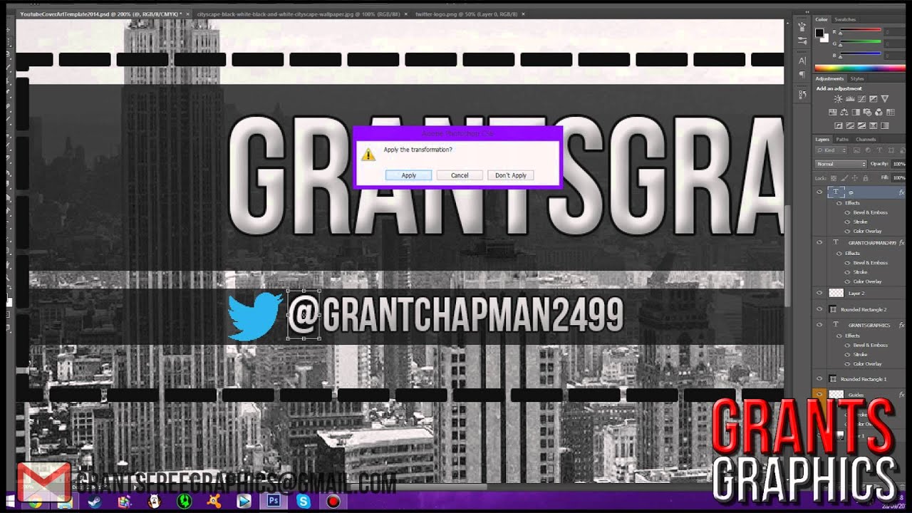 [FREE GRAPHICS]Custom Channel Speed Art - GrantsGraphics - YouTube