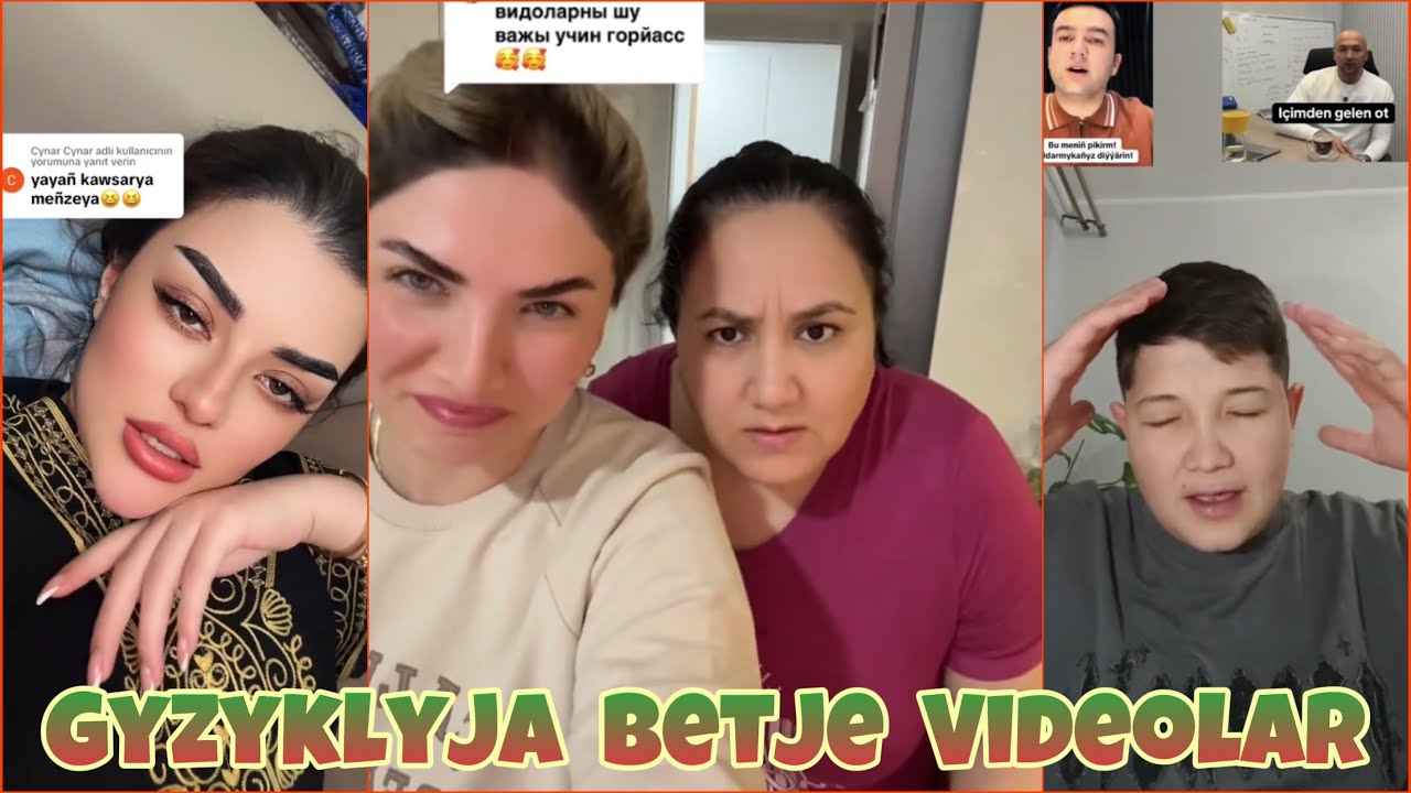 Gyzyklyja Turkmen TikTokerlaryn Betje Videolary Barde. Hokman Gorun 😂. Turkmen tiktok Turkmen ...