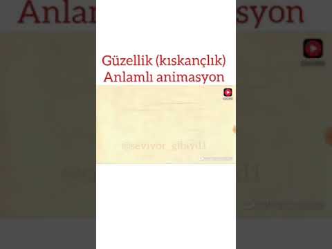 GÜZELLİK KISKANÇLIK ANİMASYON