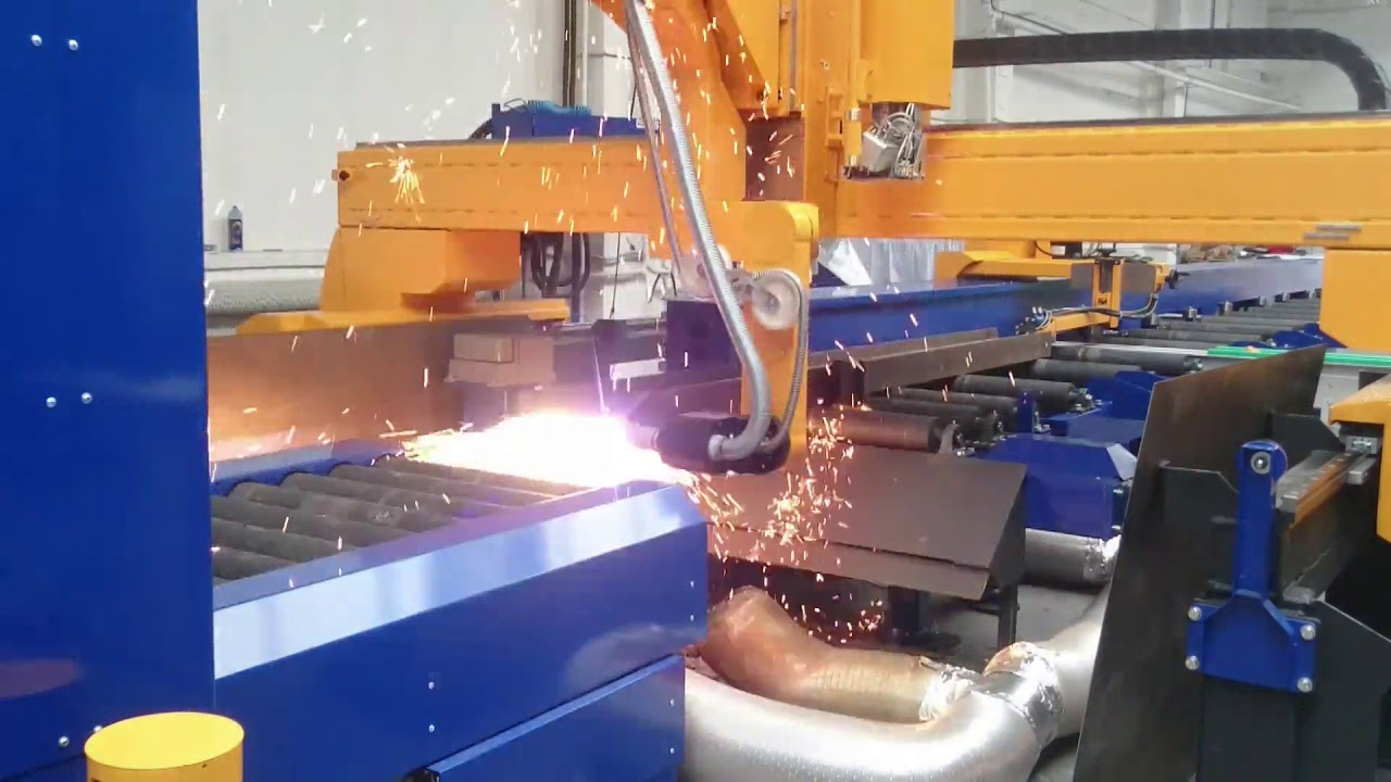 11 ProfileCut +MT Automated profile cutting line - YouTube