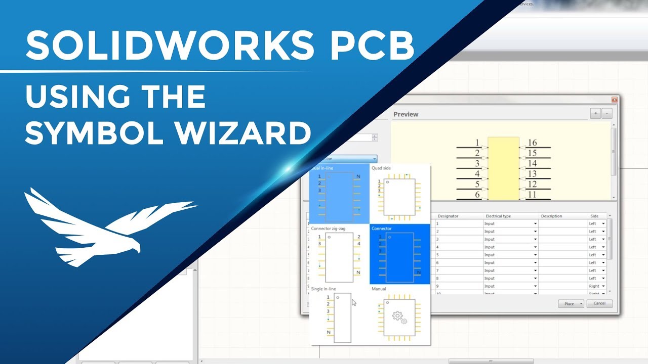 SOLIDWORKS PCB: Using the Symbol Wizard - YouTube