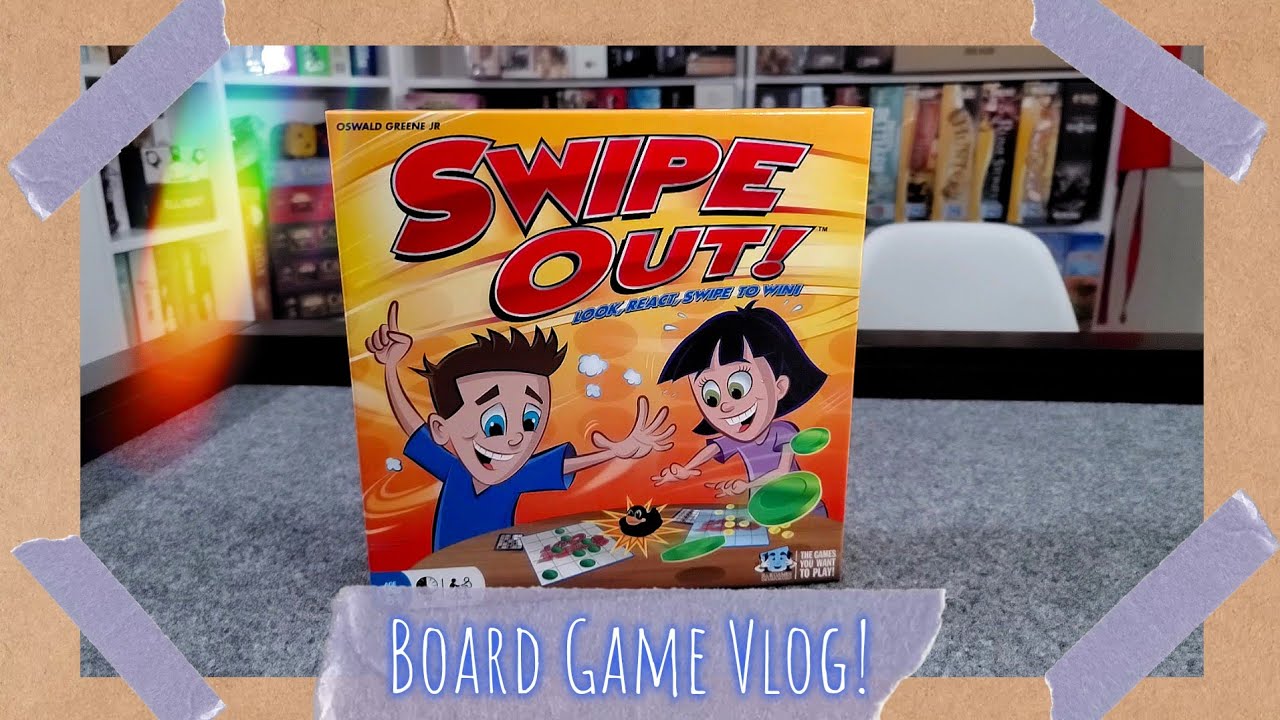 Board Game Vlog! (Swipe Out) - YouTube