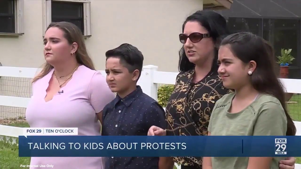 WFLX Fox 29: Talking to Kids about Protests - YouTube