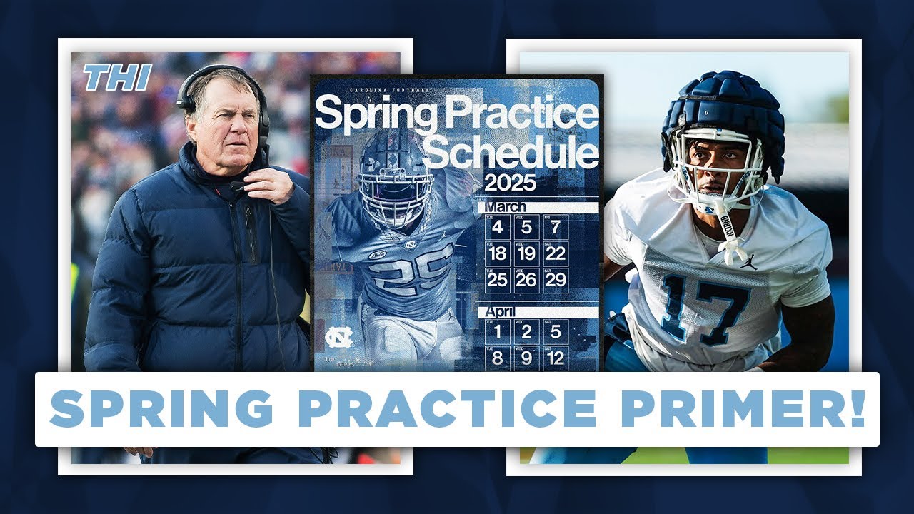 Daily Drop: UNC Football Spring Practice PRIMER! - YouTube