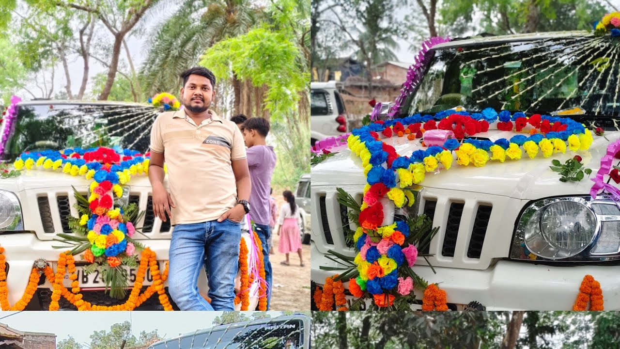 Scorpio vlx sadhi wali gari kaise samjhate hai 💞 বিয়েতে কিভাবে scorpio ...