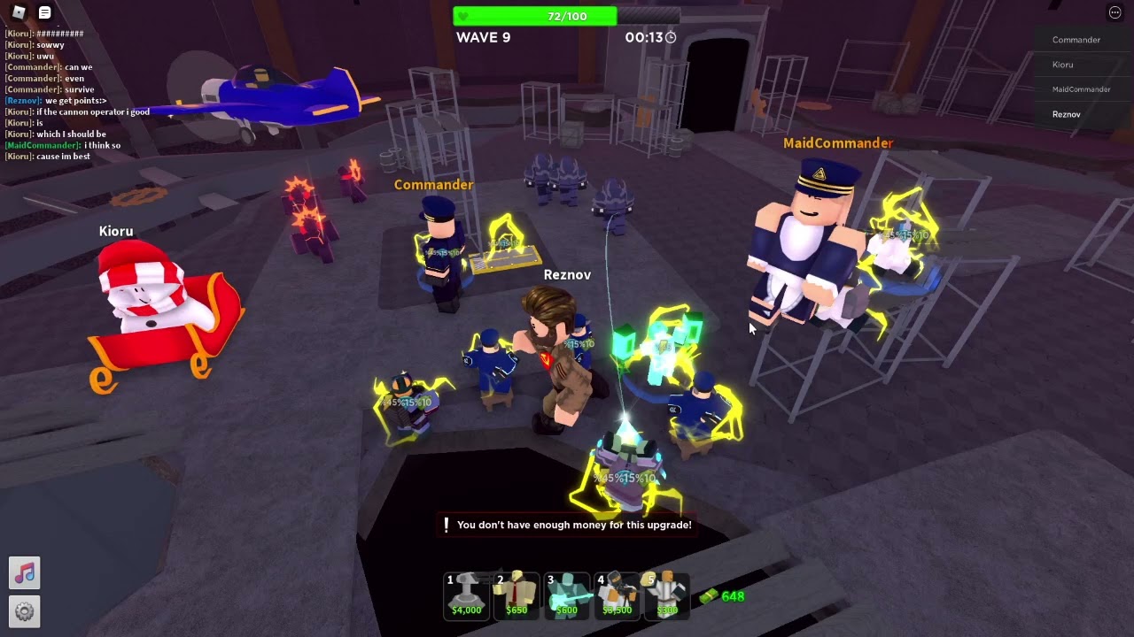 TOWER DEFENSE SIMULATOR (TDS) NIGHT 4 WITH MAID COMMANDER AND COMMANDER ...