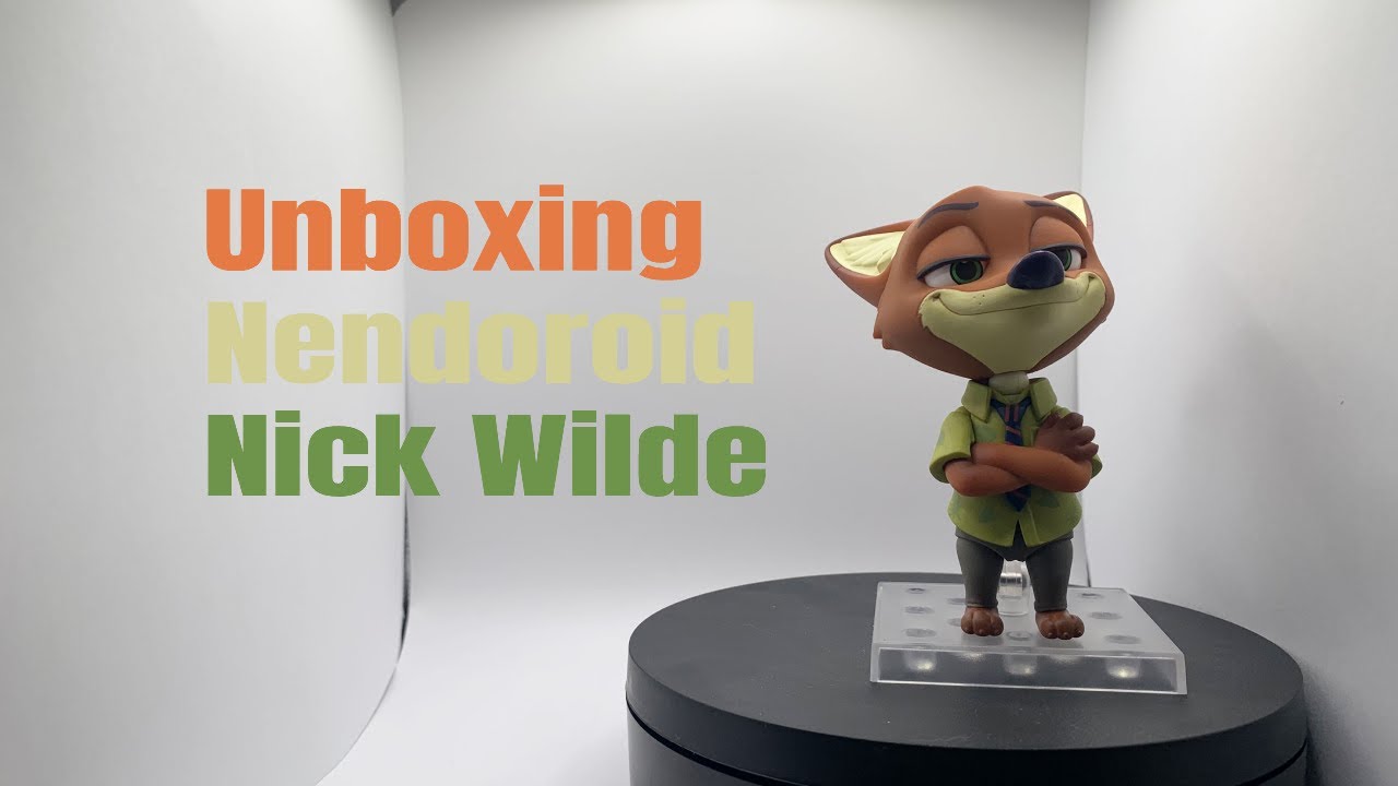 Nick Wilde nendoroid unboxing - YouTube
