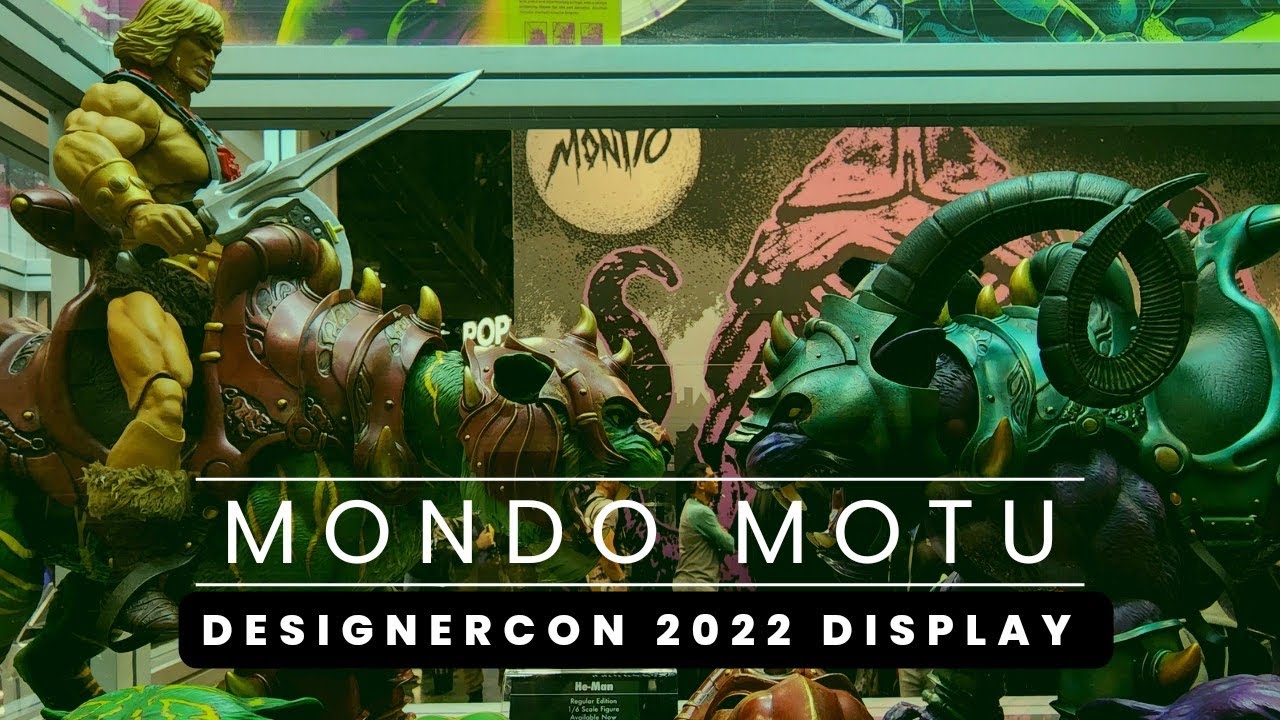 Mondo MOTU Display Panthor Battle Cat Trap-Jaw DesignerCon 2022 ...