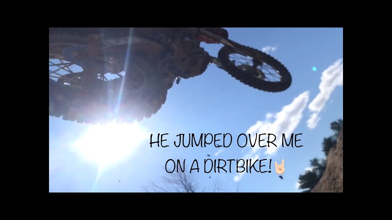 He jumped over me!! - YouTube