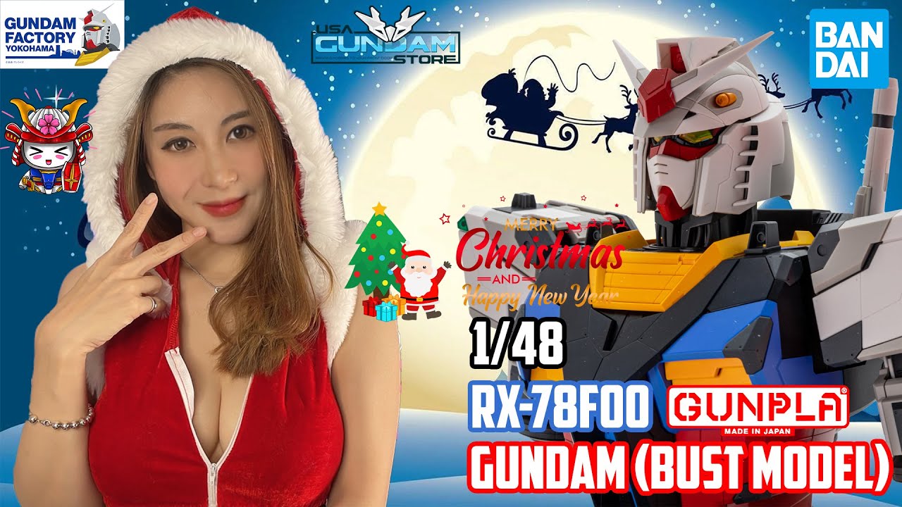 Cyn Workshop | RX-78F00 Gundam (Bust Model) | Christmas Special - YouTube