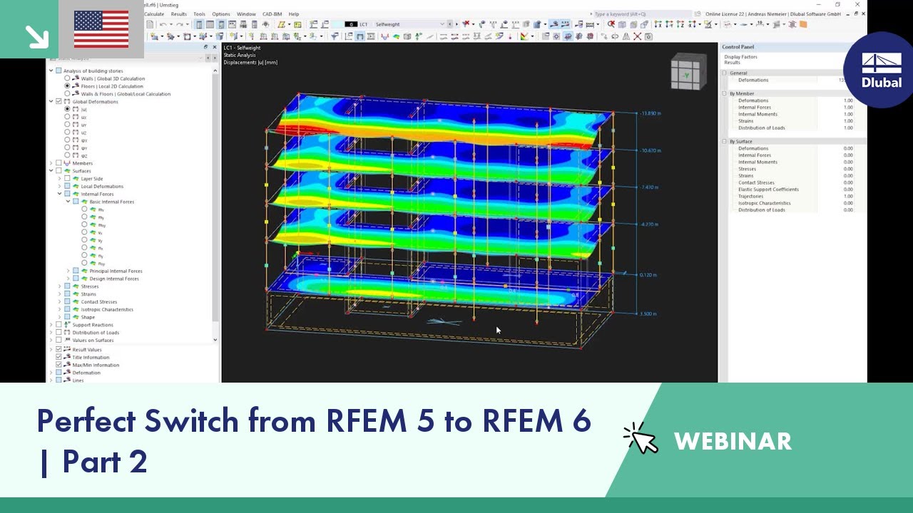 ويبنار | التبديل المثالي من RFEM 5 إلى RFEM 6 | جزء 2 - YouTube