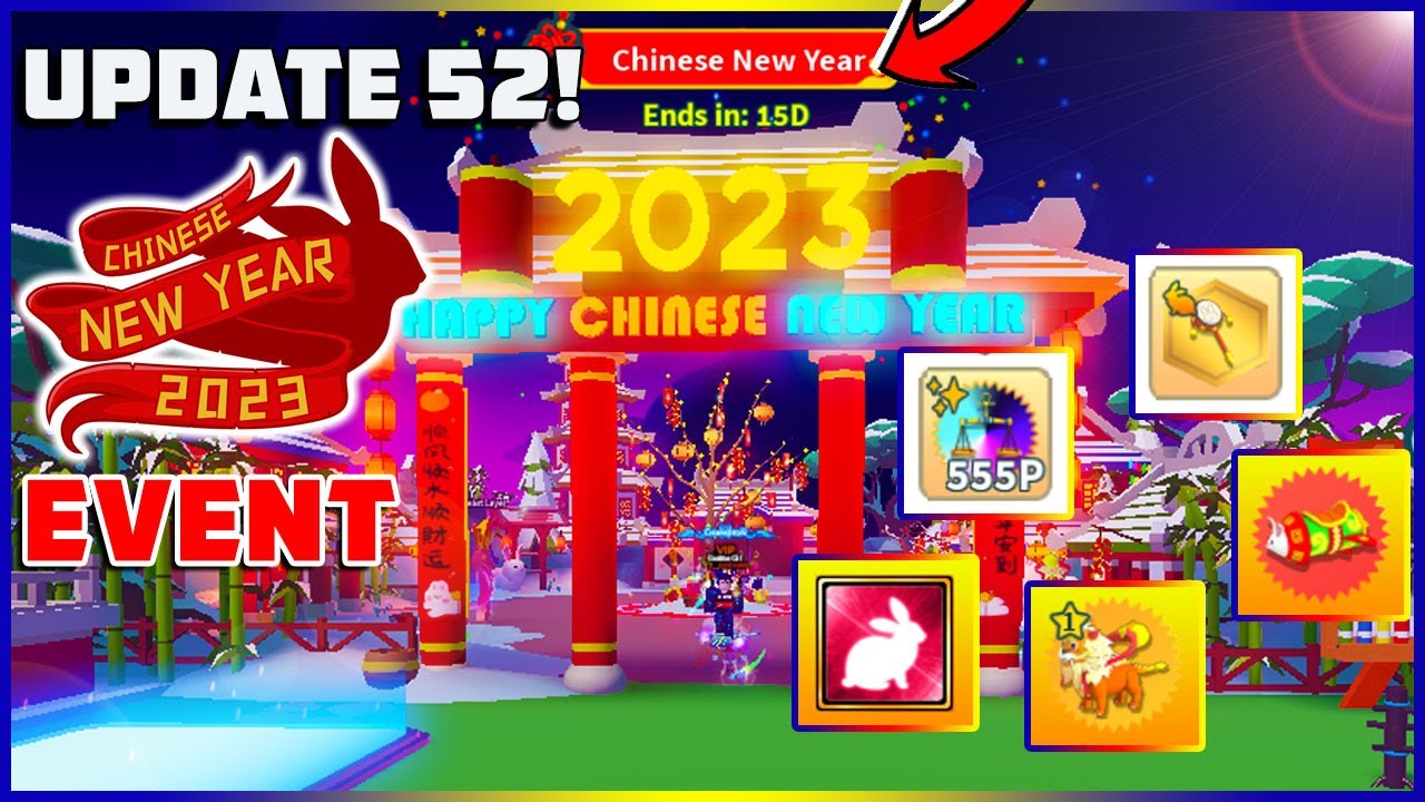 Update 52! CHINESE NEW YEAR Event in Weapon Fighting Simulator | Roblox ...