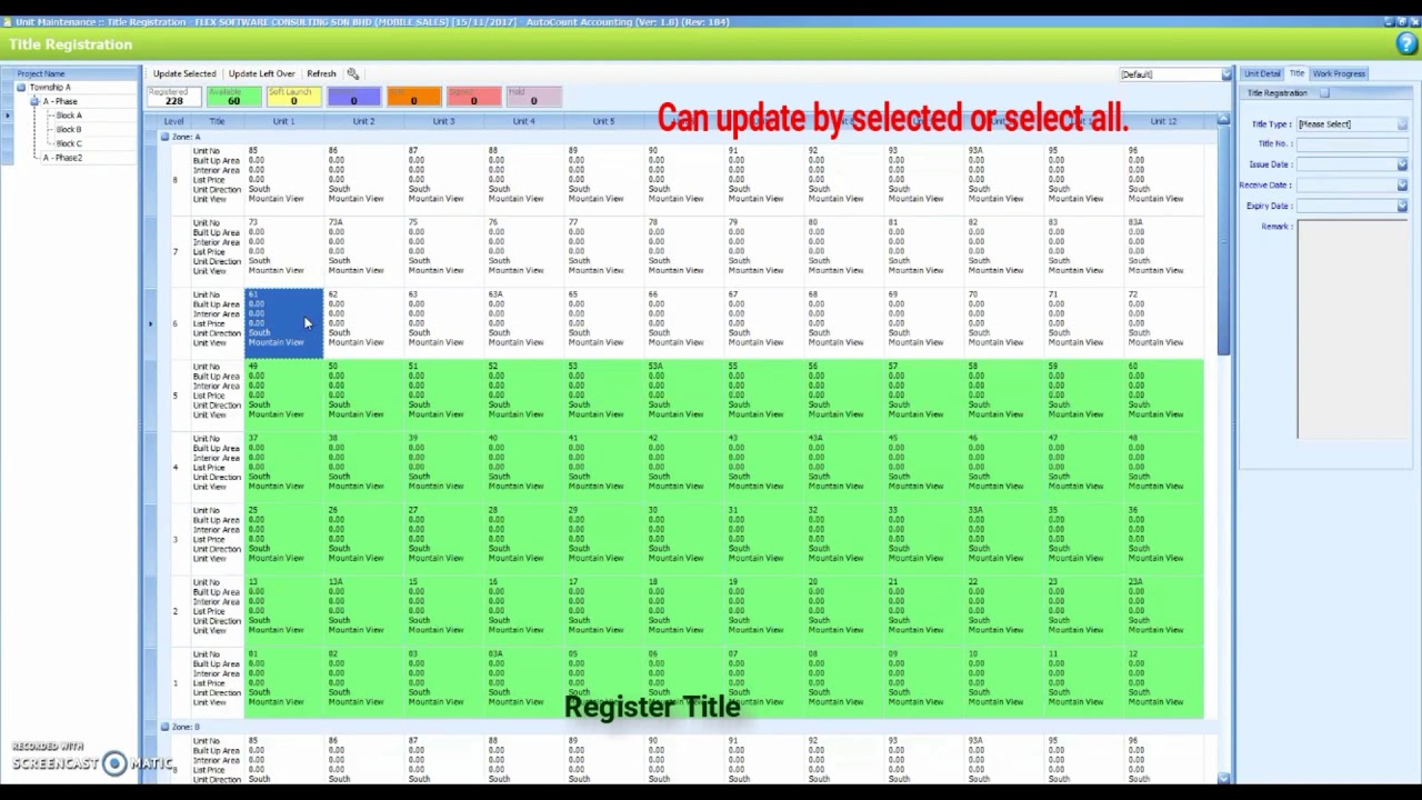 FlexSoftware AutoCount Plugin: Property Sales - YouTube