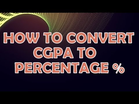 How to convert CGPA to Percentage || CGPI to Percentage || Simple Trick ...