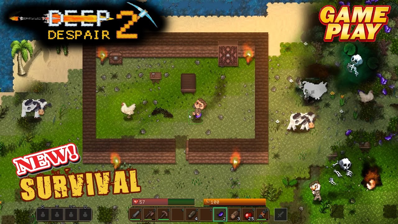 Deep Despair 2 ★ Gameplay ★ PC Steam [ Free Demo ] Survival game 2021 ...