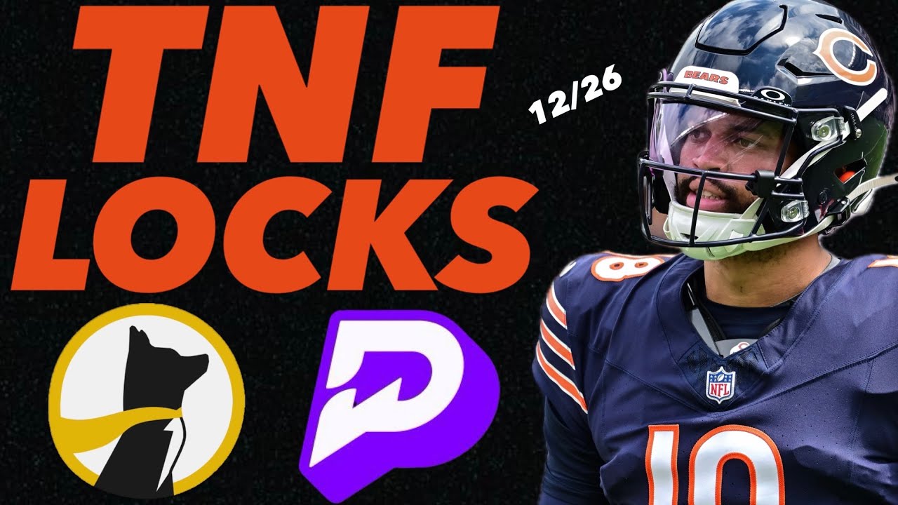 PRIZEPICKS NFL THURSDAY NIGHT 12/26/24 - FREE PICKS!!! (CRAZY TNF RUN ...