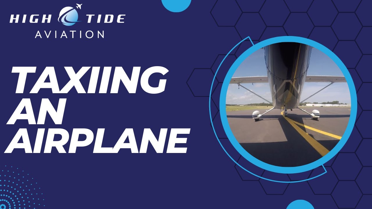 How To Taxi An Airplane - YouTube