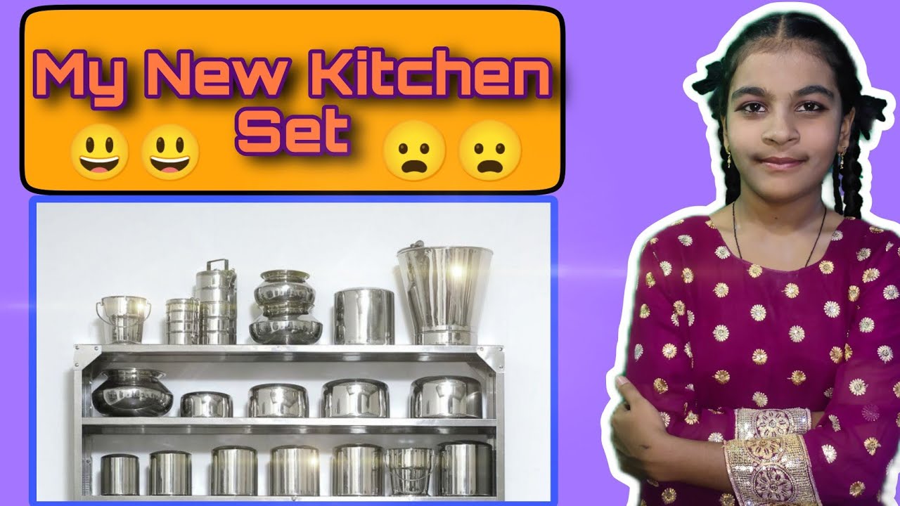 My New Kitchen Set | aluminium kitchen set | Shifa's kitchen set | @the ...
