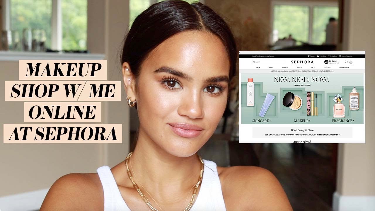 SHOP ONLINE WITH ME AT SEPHORA! | Dacey Cash - YouTube