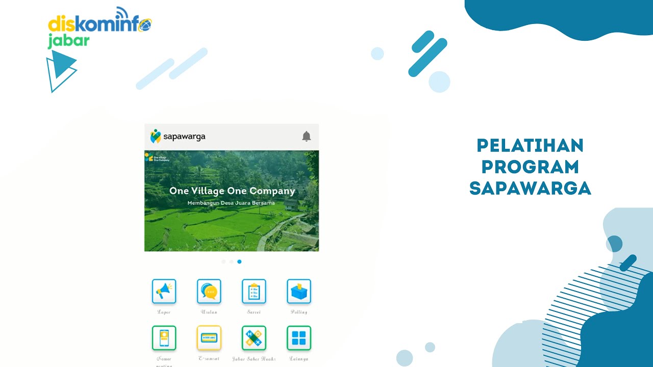 Diskominfo Jabar - Pelatihan Program Sapawarga - YouTube