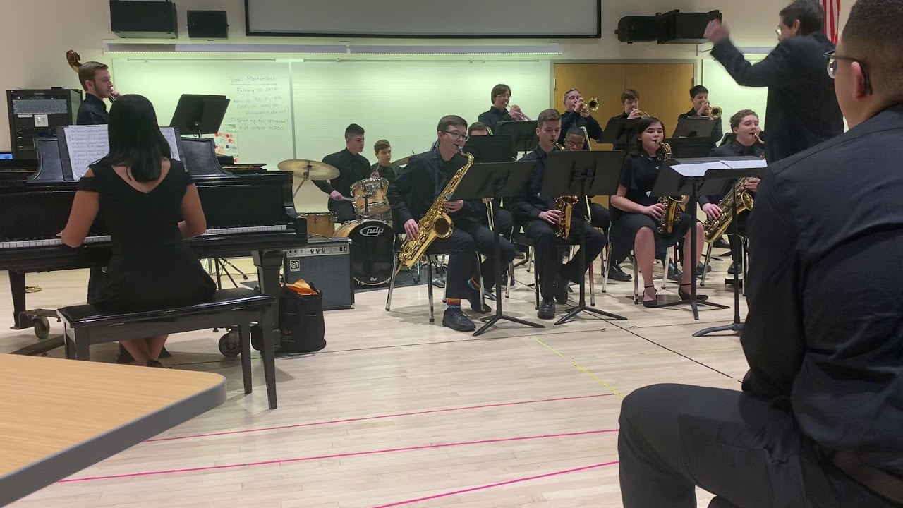 Lincoln-Way West 2019/20 Jazz Band Performs “Aftershock” - YouTube