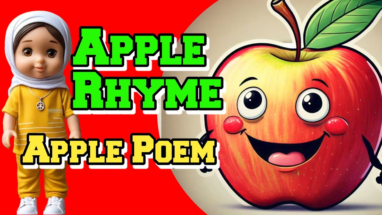 Apple Rhyme for Kids - Fun Learning Video for Toddlers | Kids Nest TV ...