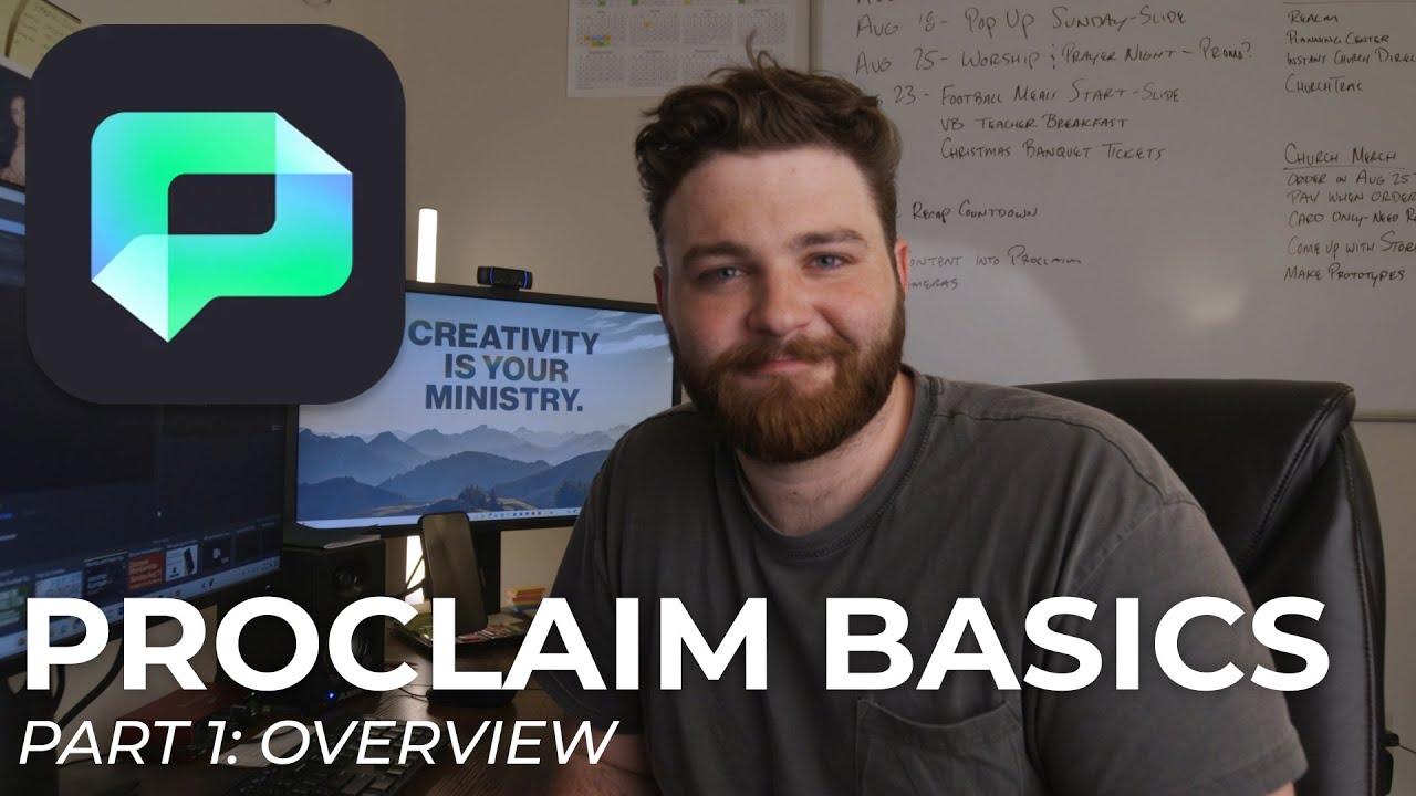 Proclaim Tutorial part 1 :: Overview - YouTube