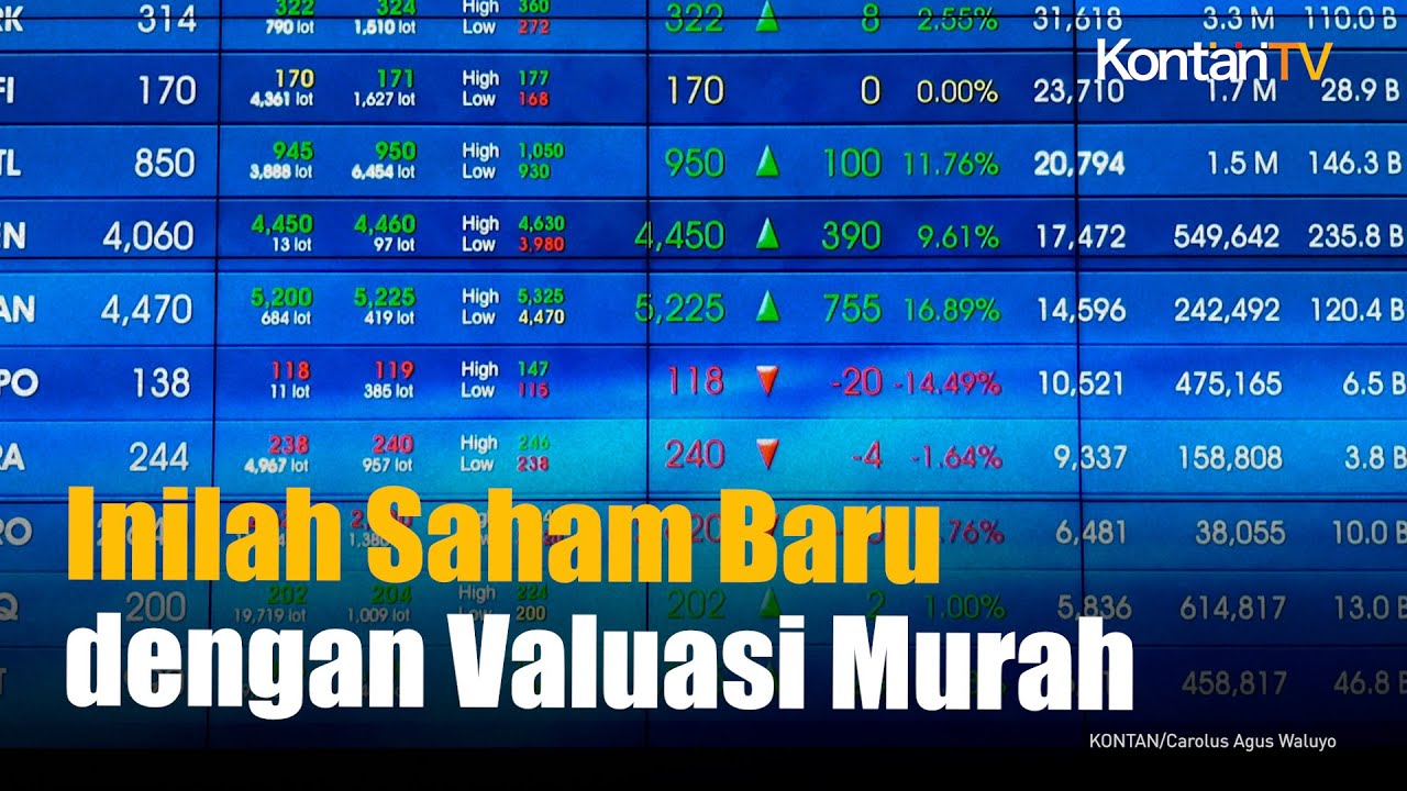 6 Saham IPO Awal 2024, Cek yang Valuasi Murah | KONTAN News - YouTube