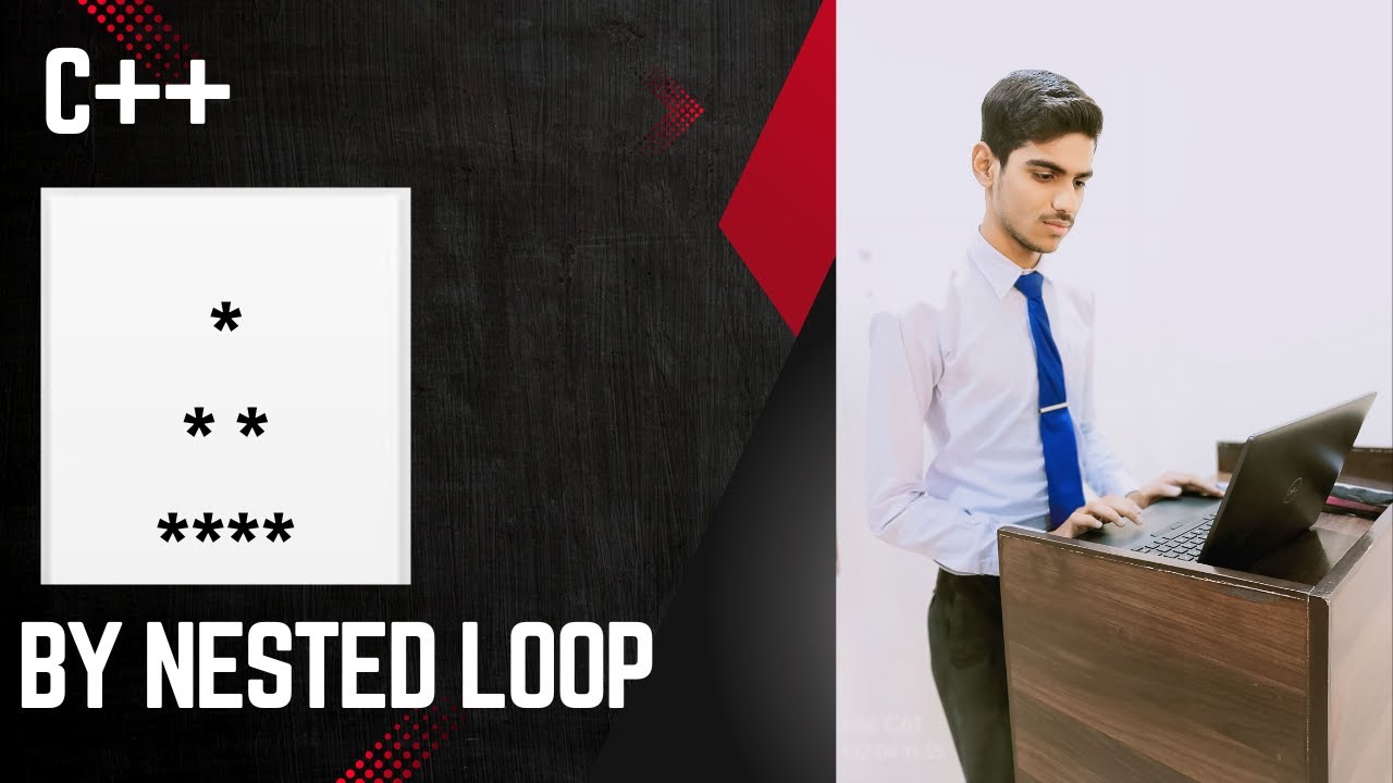 How To Create A Pyramid Pattern In C Using Nested Loops Coding With 1375