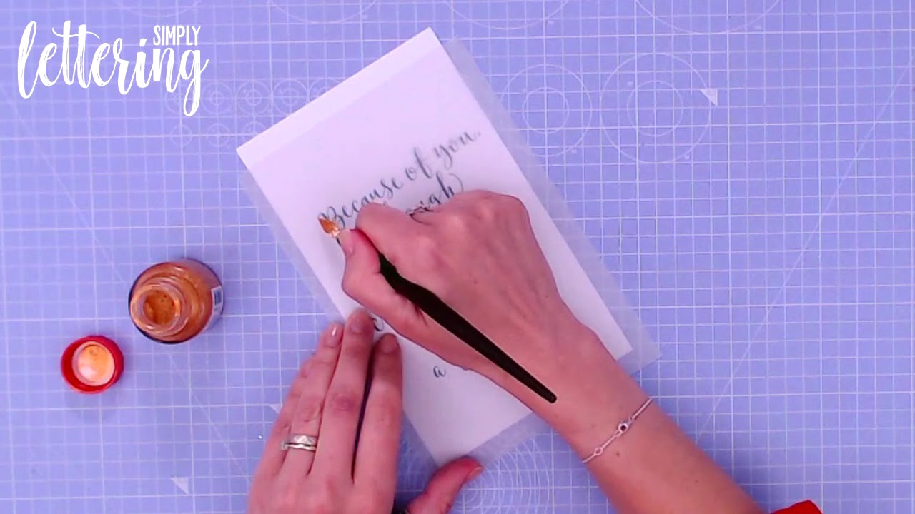 Learn to use dip pen calligraphy on parchment - YouTube