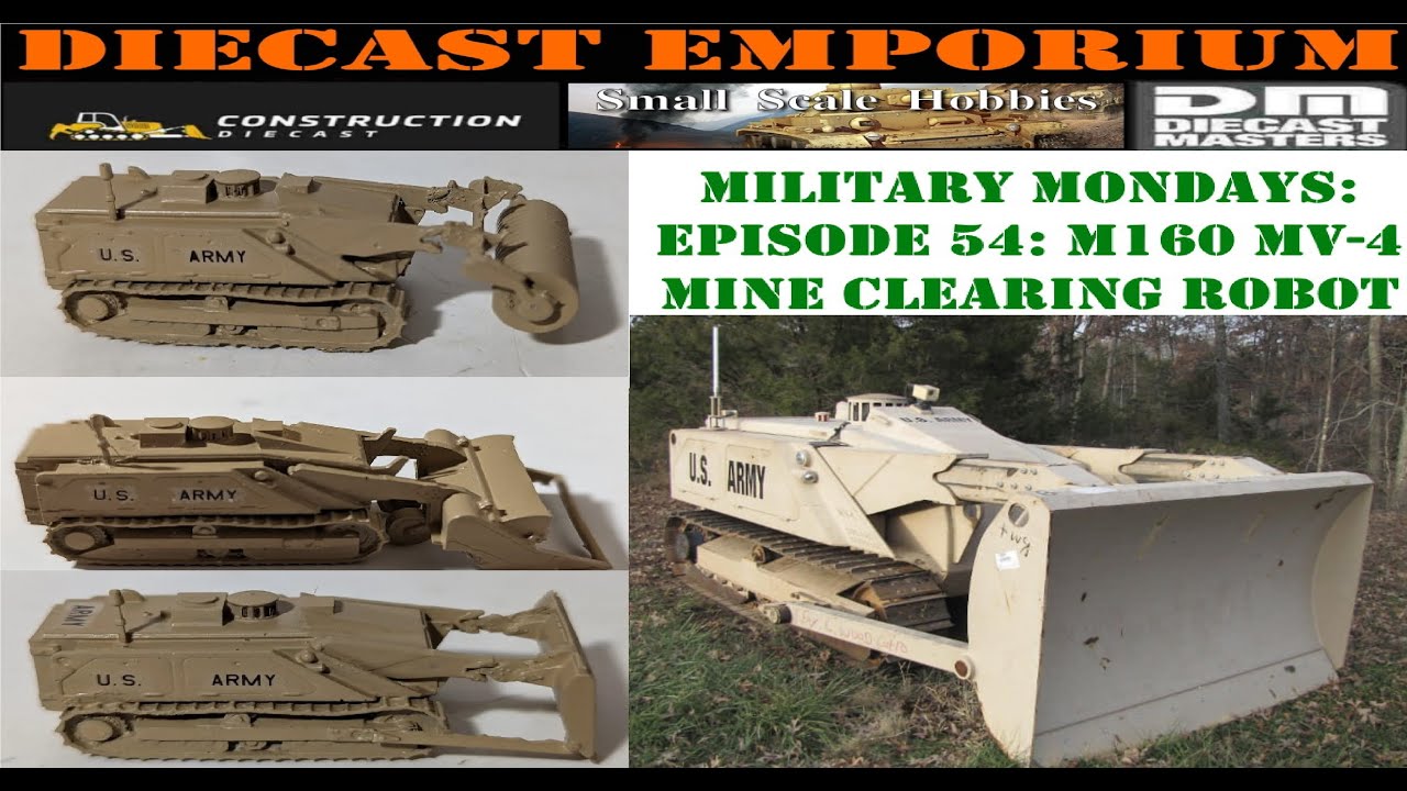 Military Mondays: Episode 54: M160 MV-4 Robotic Mine Clearing Robots ...