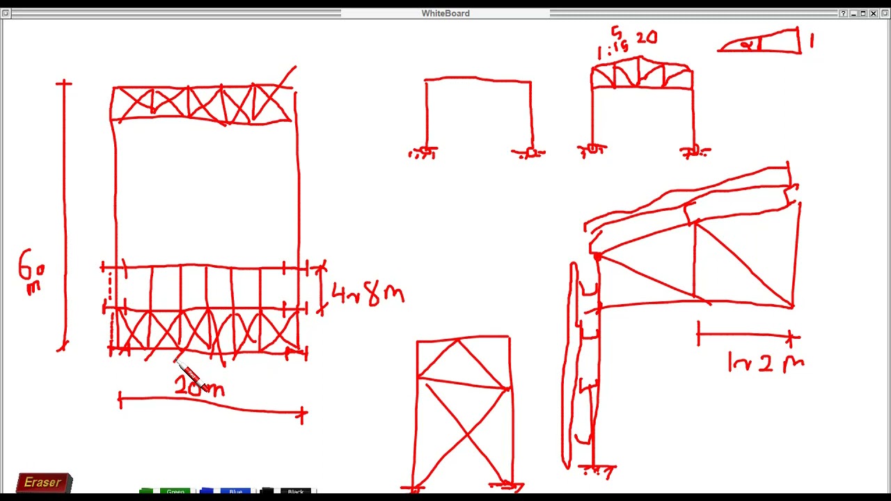 Steel Structures - Loads Calculation - Dead load - live load - wind ...
