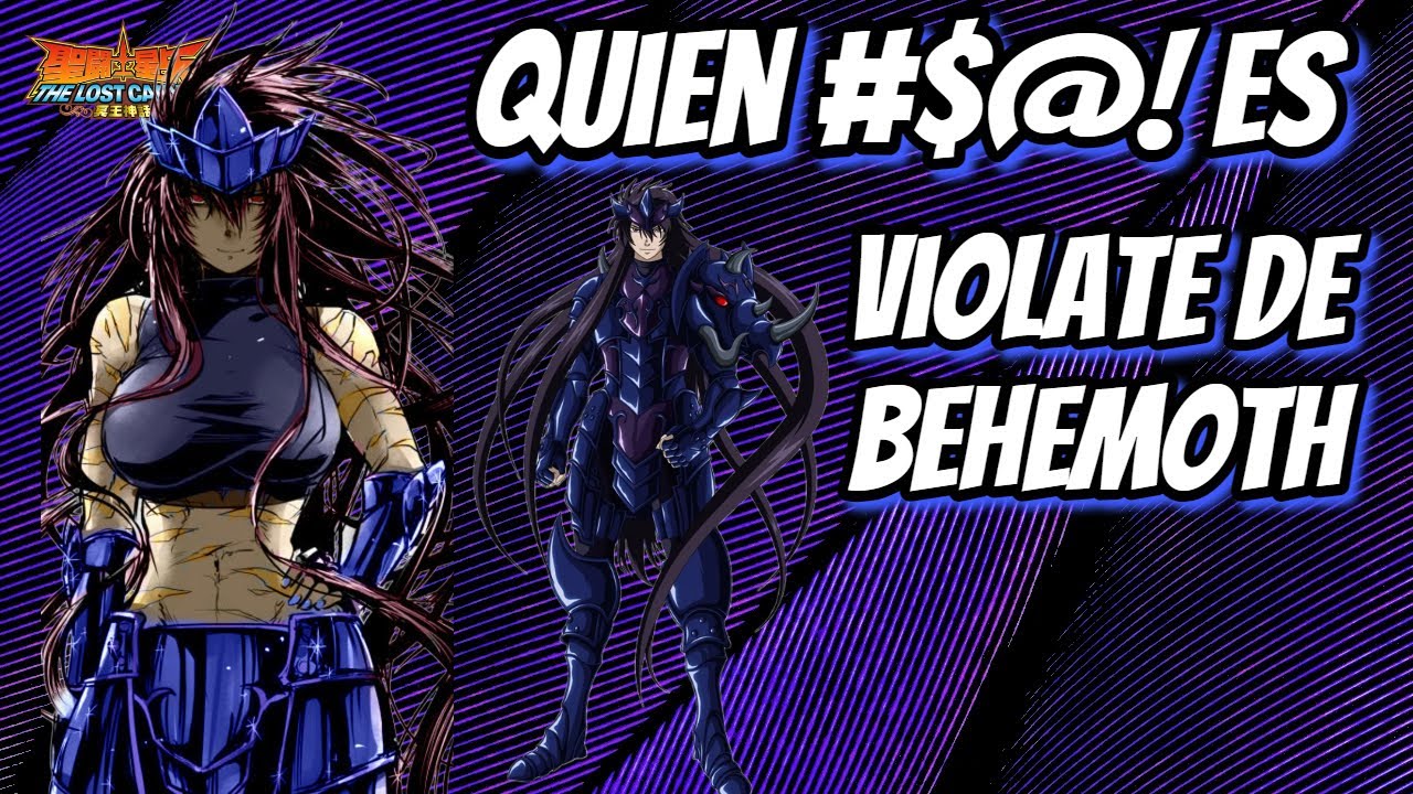 ¿Quién es Violate de Behemoth? La ala derecha de Garuda 🟣💪 Saint Seiya ...