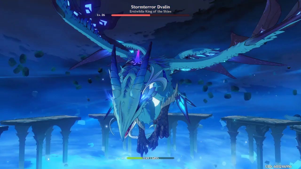 Stormterror Dvalin Boss Fight | Genshin Impact - YouTube