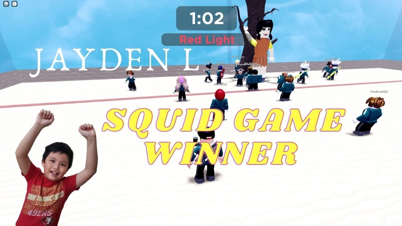 Squid Game Winner Roblox in Hexa Game | Jayden L - YouTube