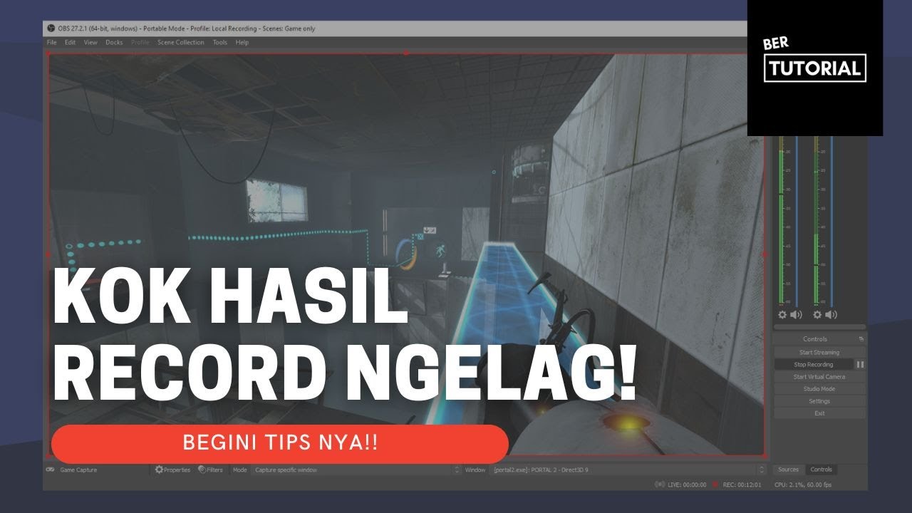 Cara Mengatasi Hasil Record Game di OBS Patah-Patah (Ngelag) - YouTube