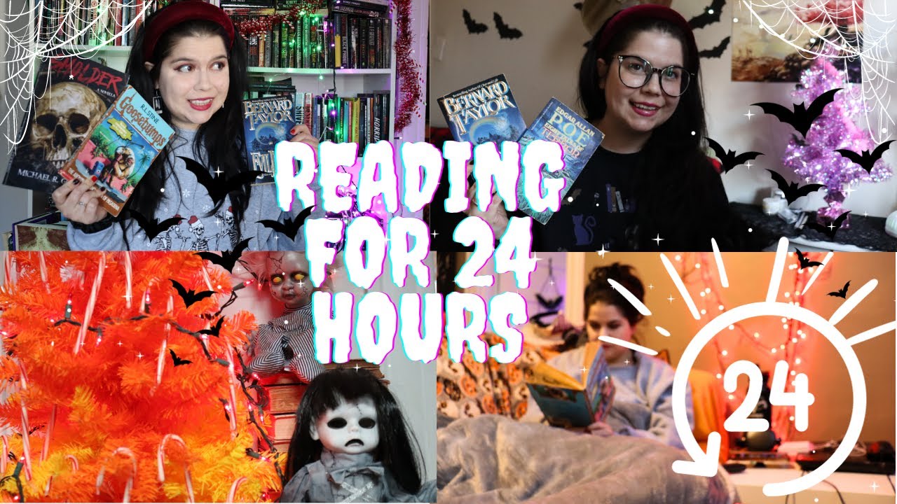 👻 READING FOR 24 HOURS VLOG THE TIMER METHOD | I end i up reading 8 ...