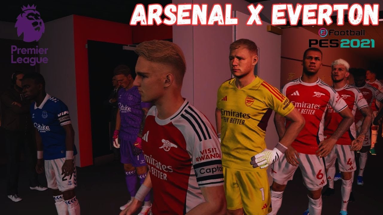 PES 2021 - ARSENAL X EVERTON - PREMIER LEAGUE - PATCH GOGOSZ V4 9 3 ...