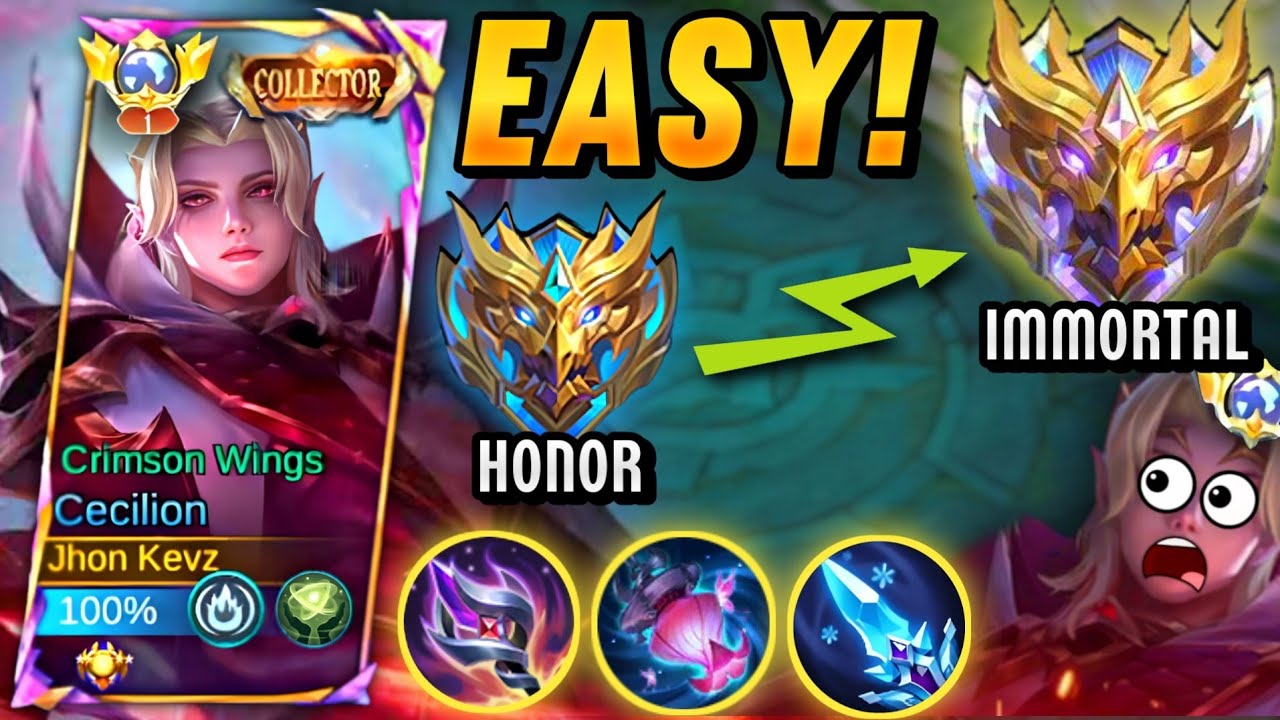 RANK UP FAST BY THIS BUILD FOR CECILION| MUST WATCH! | TOP GLOBAL ...