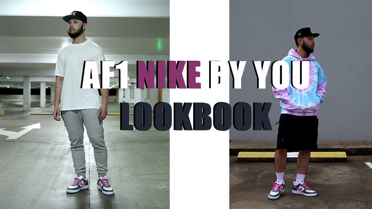 HOW I STYLED MY NIKE BY YOU AIR FORCE ONES (AF1s) - LOOKBOOK WITH 2 ...