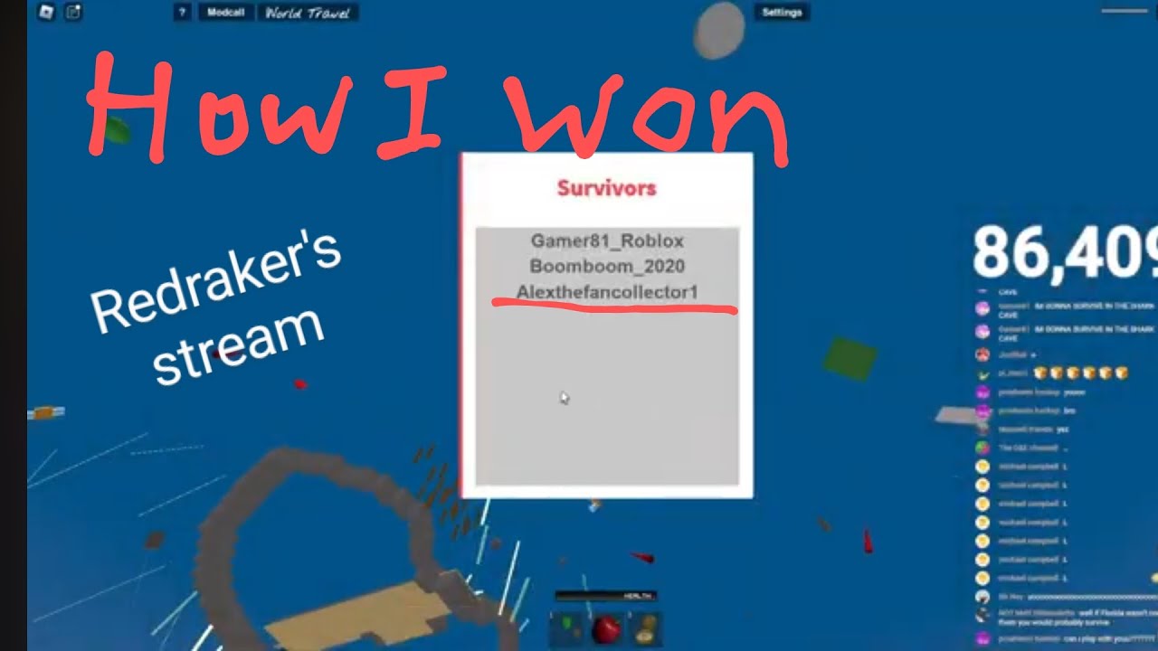 (Redraker's stream) Winning an impossible round in "When The" in Roblox ...