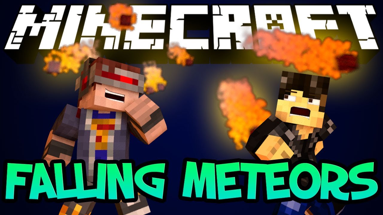 Minecraft Mod Showcase : Falling Meteors Mod - YouTube